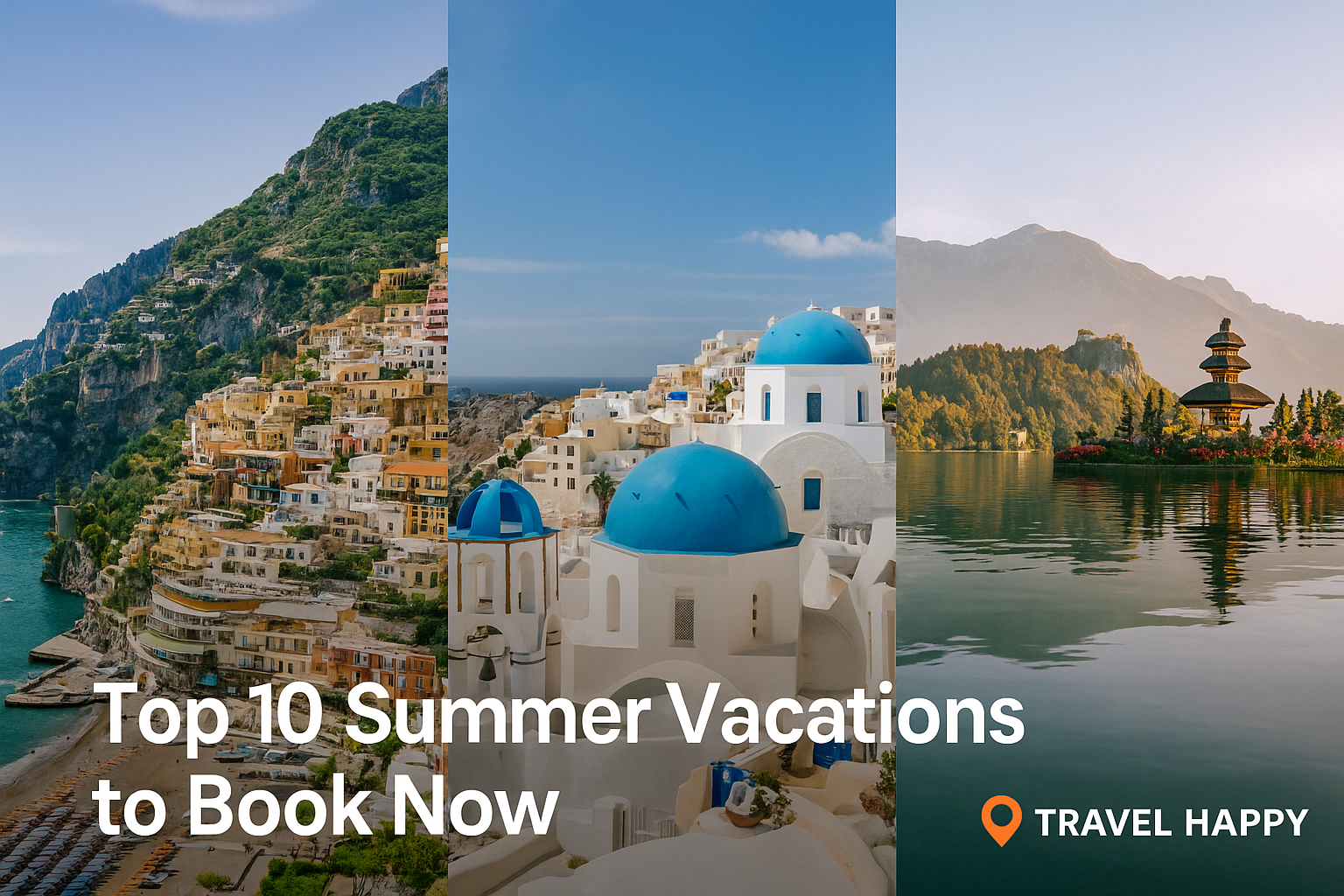 Top 10 Summer Vacations to Book Now | Travel Happy